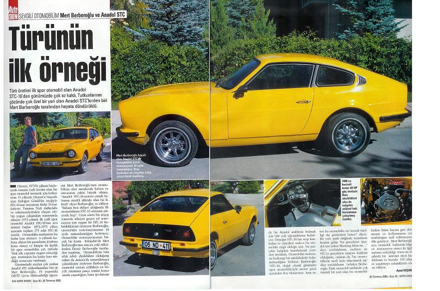 TopWorldAuto >> Photos of Anadol STC-16 - photo galleries