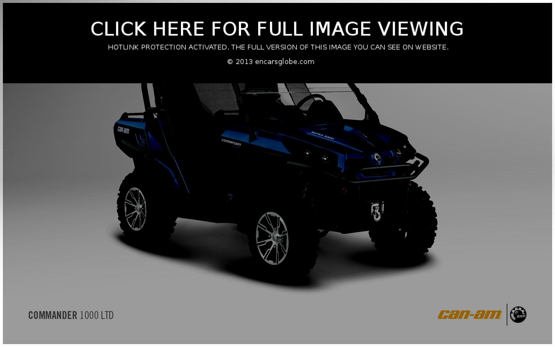 TopWorldAuto >> Photos of BRP Can-am Commander XT Rotax 1000 4WD ...