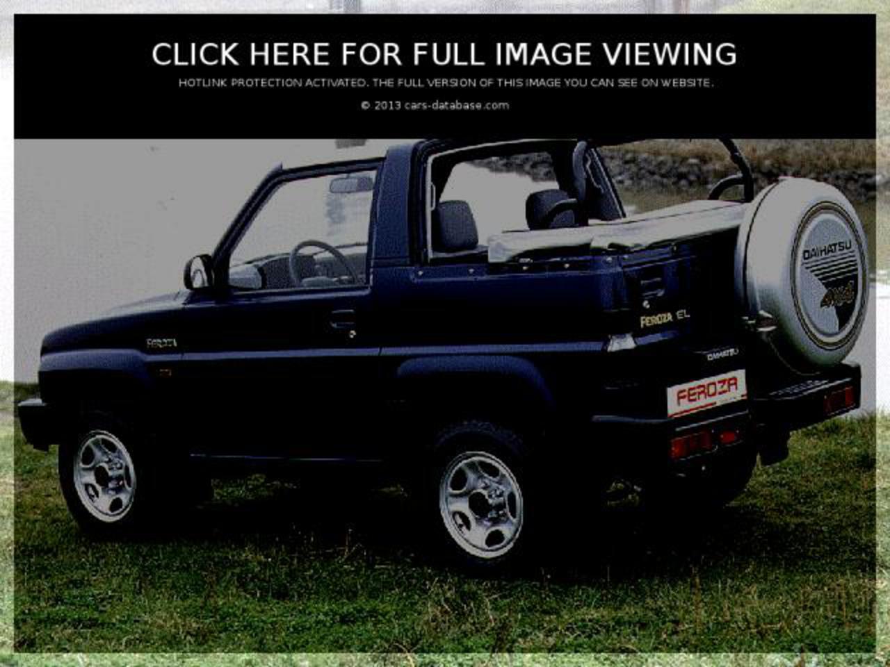 TopWorldAuto >> Photos of Daihatsu Feroza - photo galleries