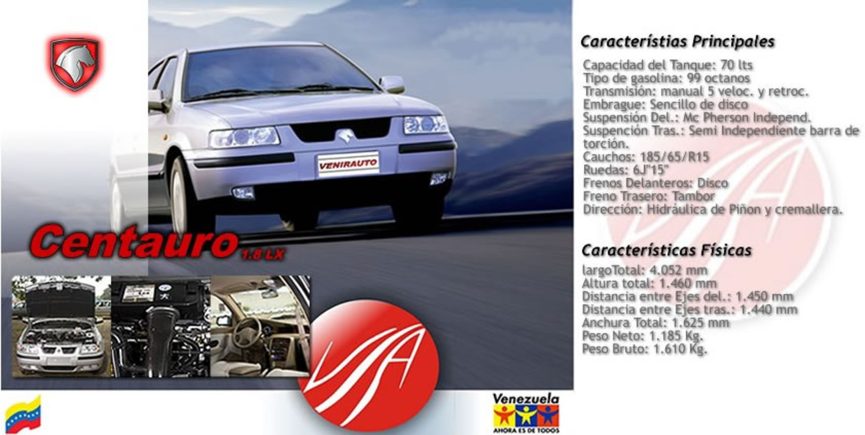 TopWorldAuto >> Photos of Venirauto Centauro - photo galleries