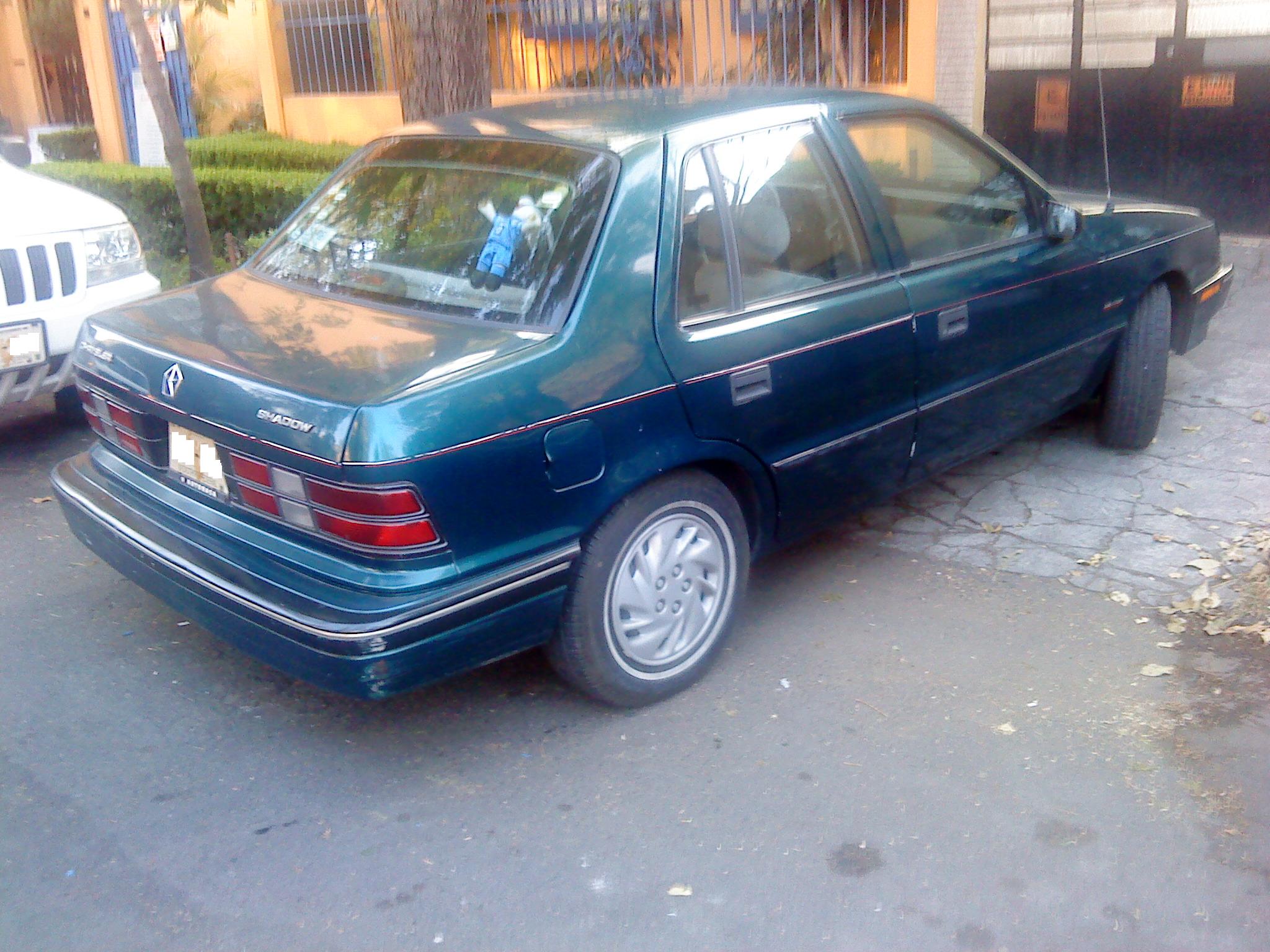 TopWorldAuto >> Photos of Chrysler shadow - photo galleries