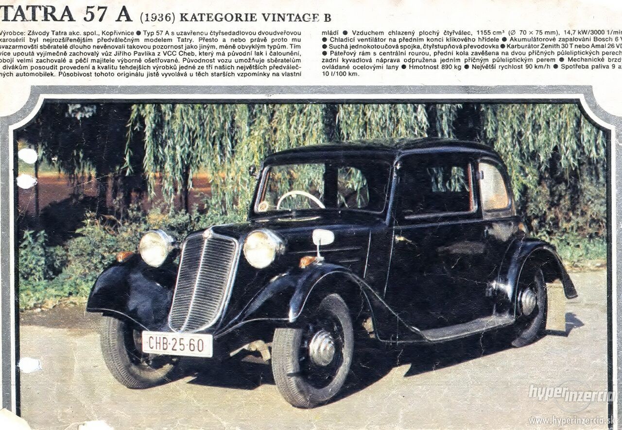 TopWorldAuto >> Photos of Tatra 57 A - photo galleries