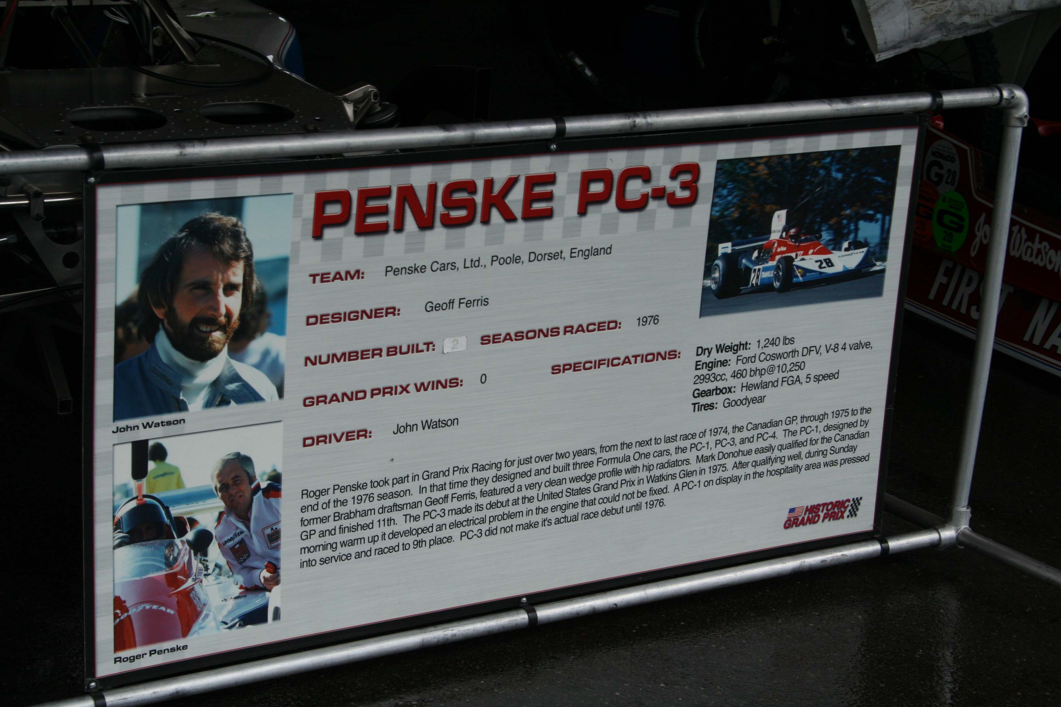 TopWorldAuto >> Photos of Penske PC 3 - photo galleries