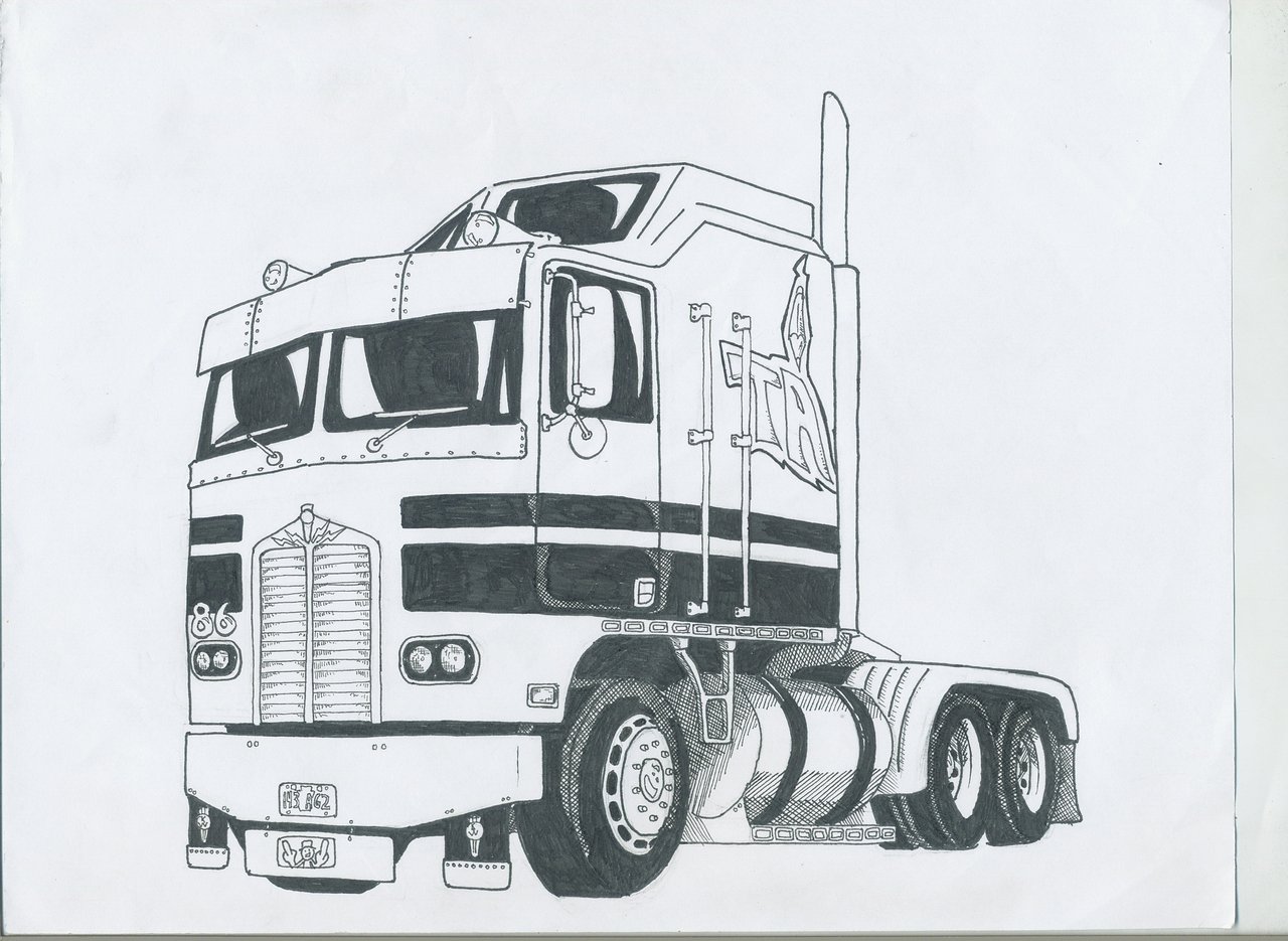Kenworth Coloring Pages